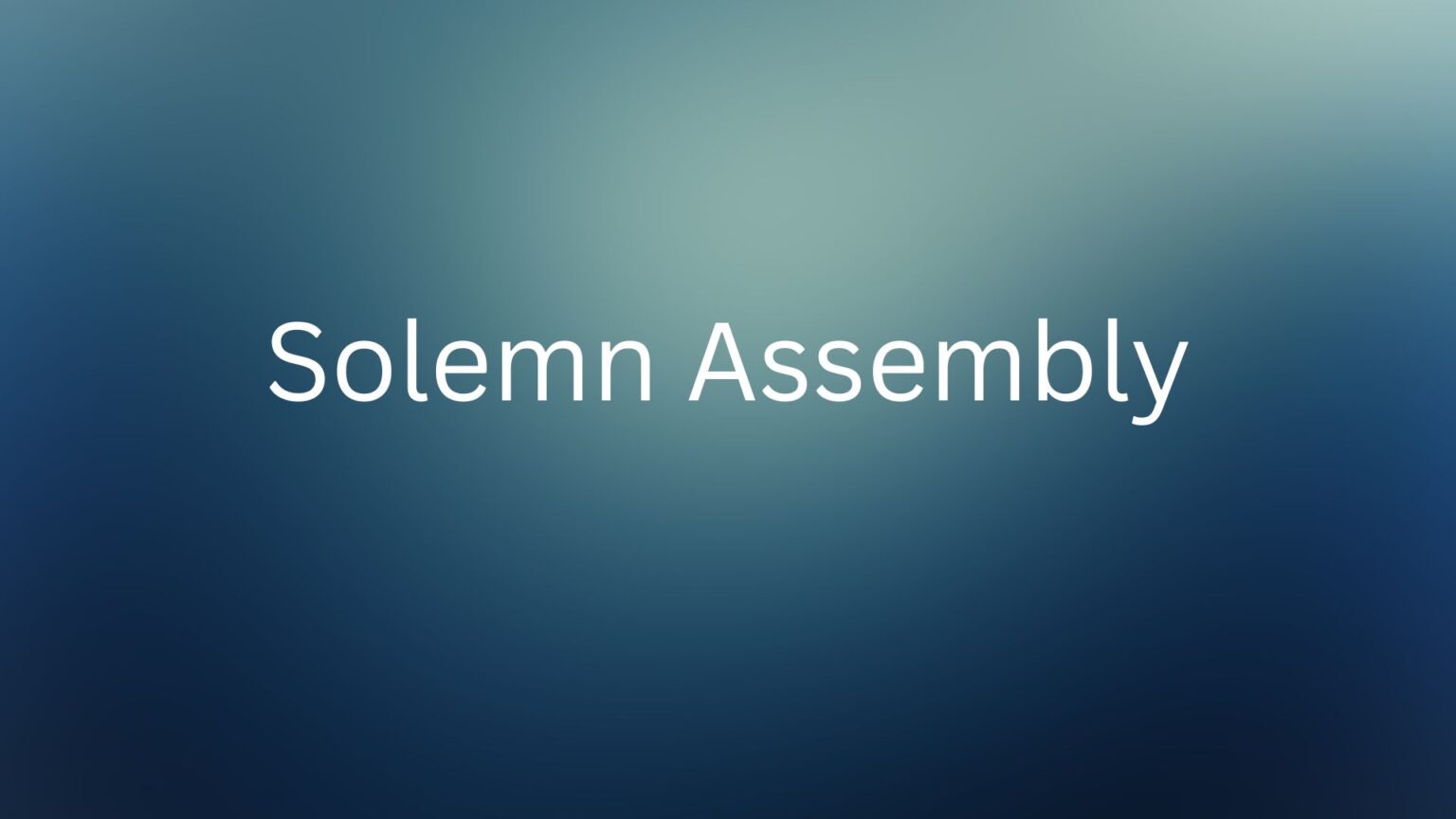 Solemn Assembly – North America Operations, RCCG