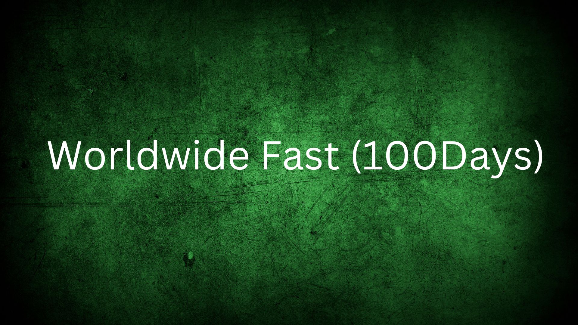 Worldwide Fast (100 days) – North America Operations, RCCG